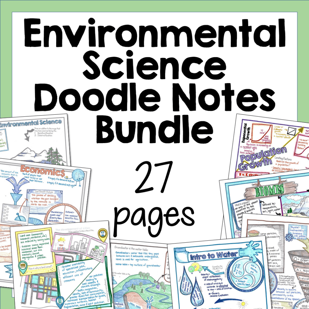 Environmental Science Notes Bundle - Suburban Science