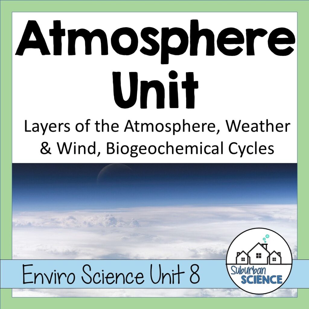Atmosphere Lesson Unit - Suburban Science