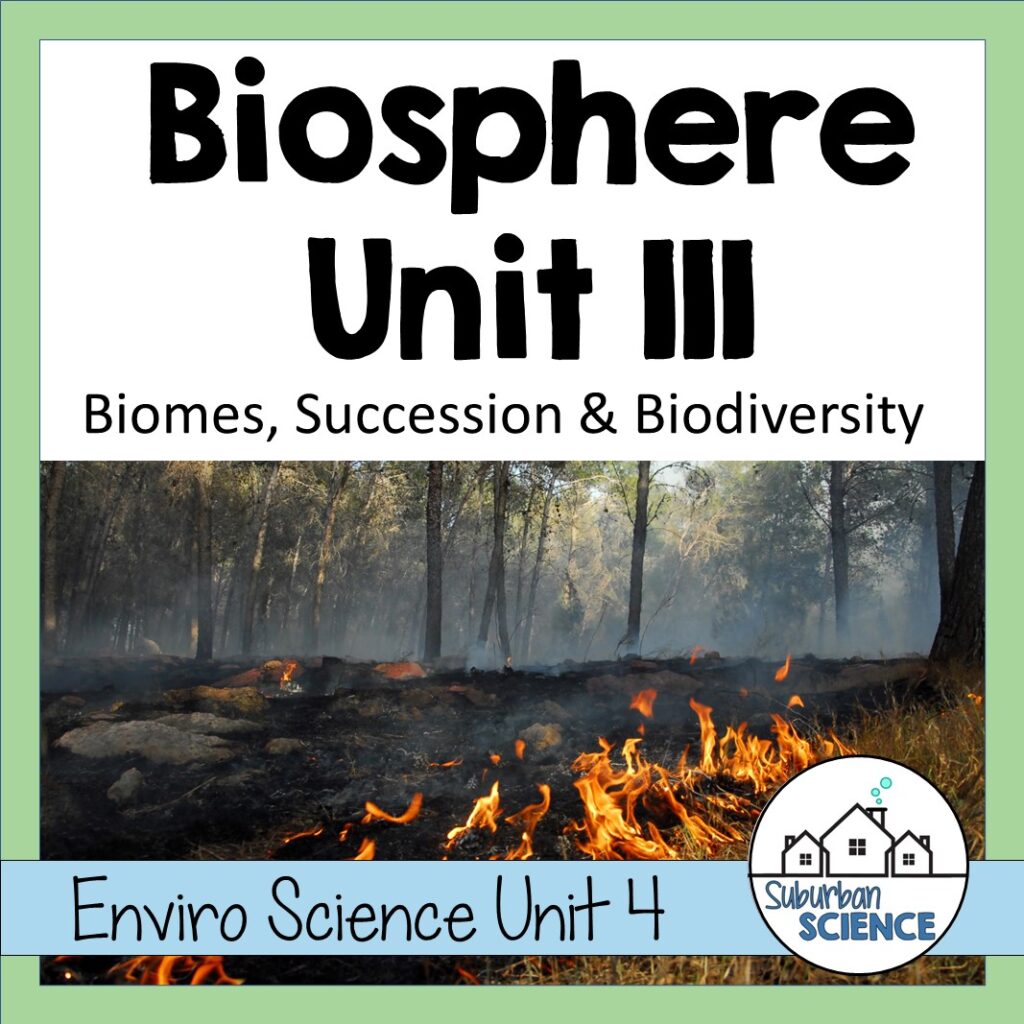 Biomes, Succession & Biodiversity Lesson Plan Bundle - Suburban Science