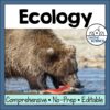 Unit 11- Ecology Lesson Plans - Suburban Science