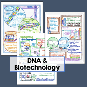 Biology Doodle Notes Bundle - Suburban Science
