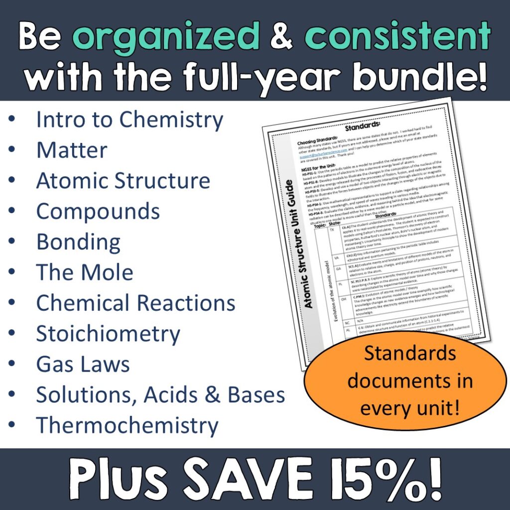 High School Chemistry Curriculum - Suburban Science