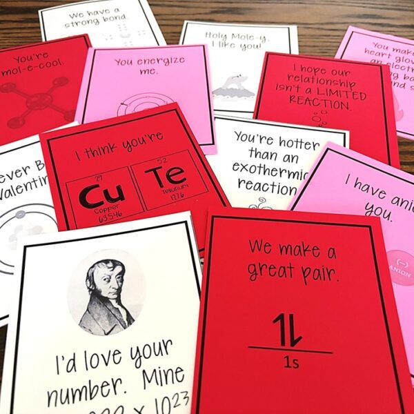 FREE Chemistry Valentines - Suburban Science