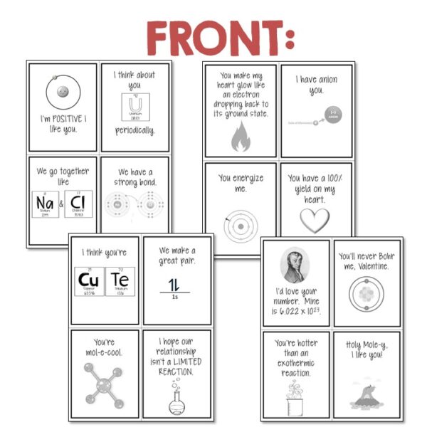 FREE Chemistry Valentines - Suburban Science